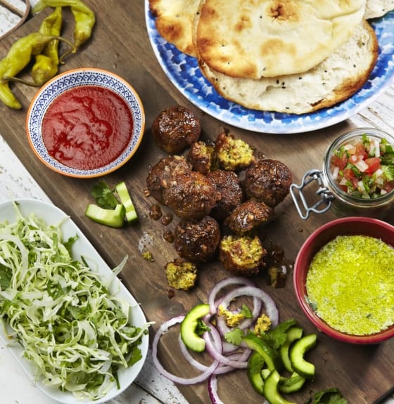 Veg Falafel Shawarma Recipe | Deporecipe.co